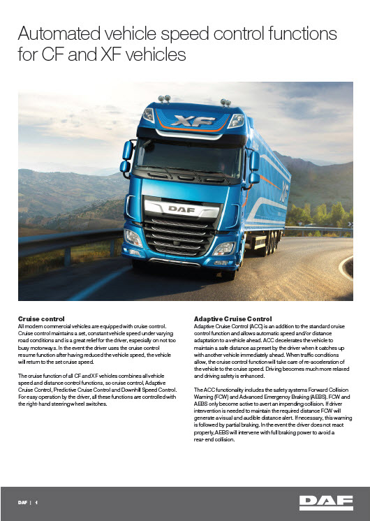 DAF XF Safety and Comfort - DAF Countries