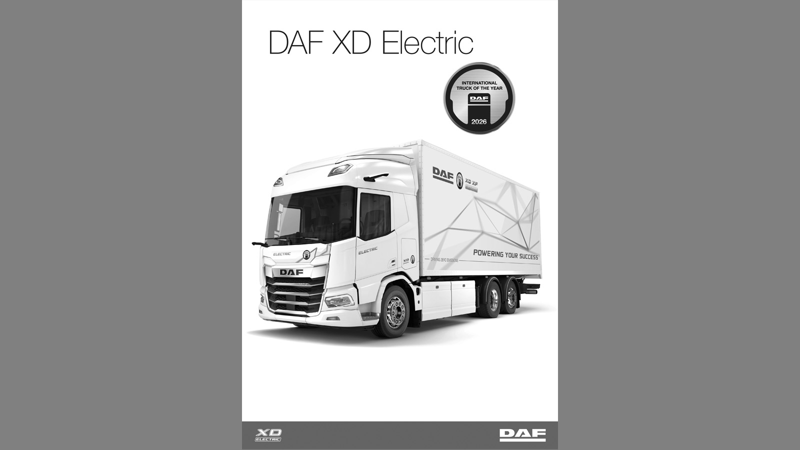 New Generation DAF XD Electric - DAF Trucks N.V.