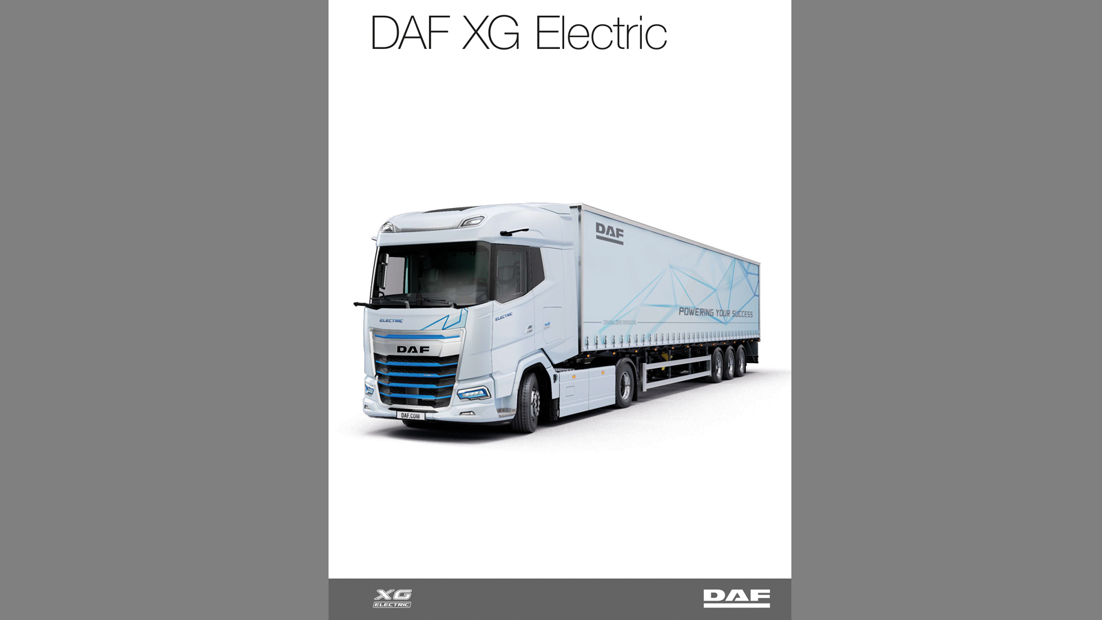 DAF XF, XG, XG⁺ Electric - DAF Trucks N.V.