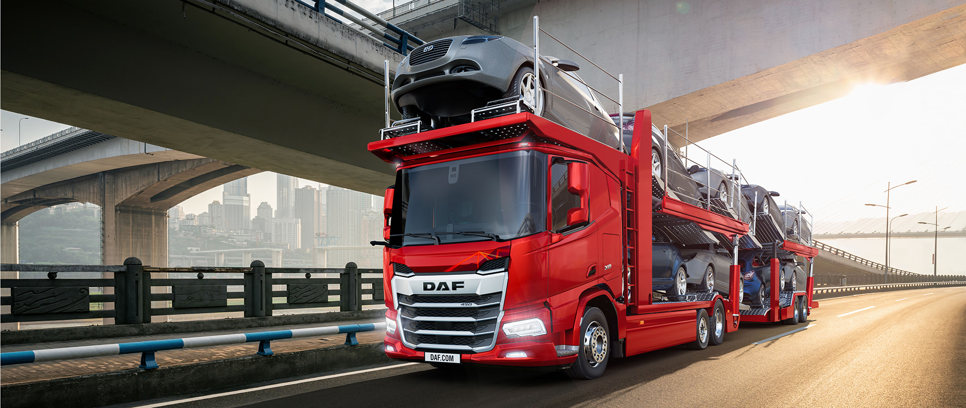 DAF introduces chassis for car transport - DAF Trucks N.V.